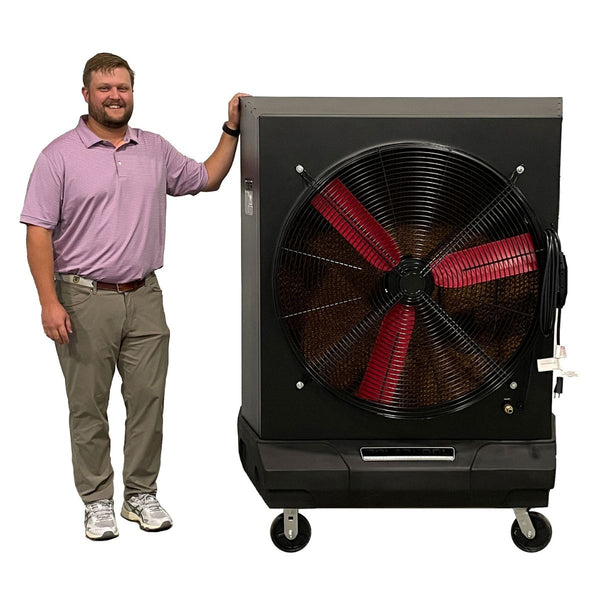 PolarCool Pro Cooling Fan 36" Direct Drive Variable Speed Powder Coated ...