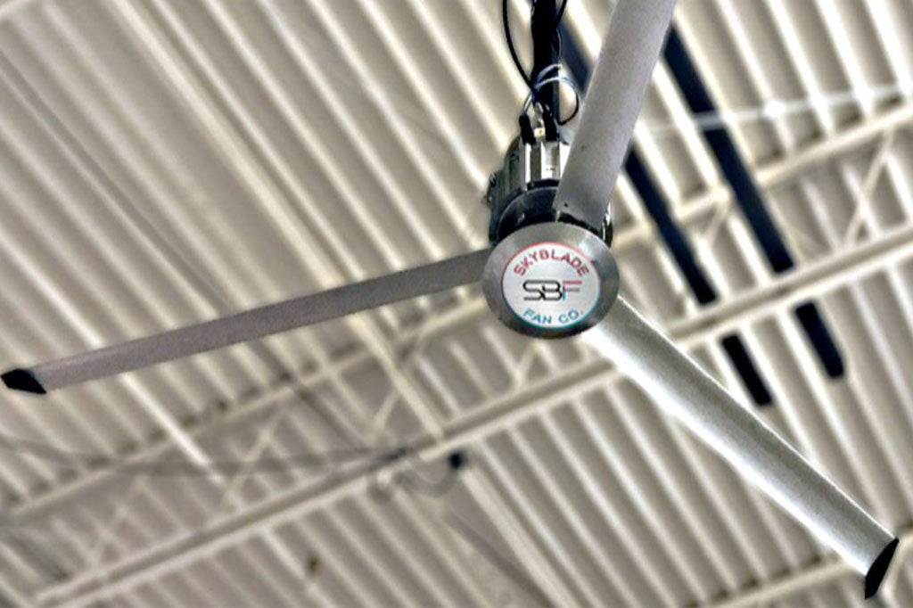 Skyblade Mini Prop 7ft or 8ft - 3 Blade HVLS Ceiling Fan W/ Remote ...